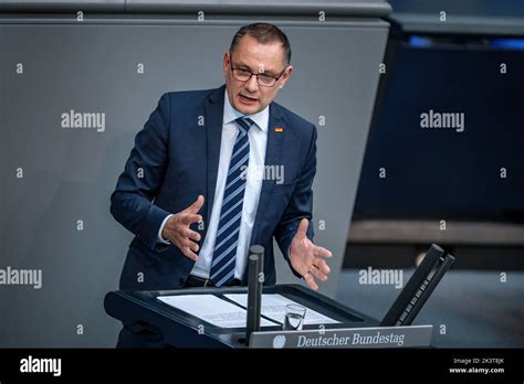 Berlin Germany 28th Sep 2022 Tino Chrupalla Afd Federal Chairman