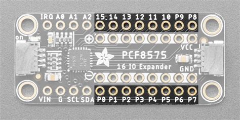 Pinouts Adafruit Pcf8575 I2c 16 Gpio Expander Breakout Adafruit
