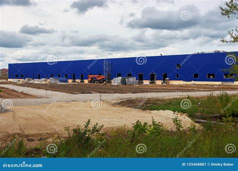 The Logistic Complex Is Under Construction Stock Image Image Of
