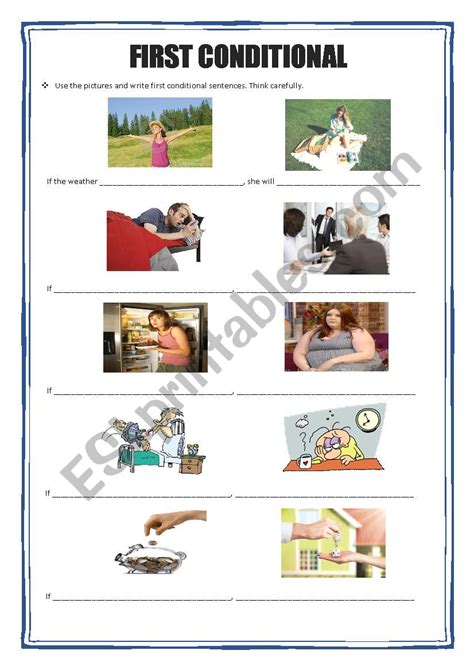 First Conditional Esl Worksheet By Tjchp