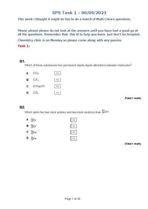 SPS Task 2a Innit SPS Task 1 06 09 This Week I Thought It Might