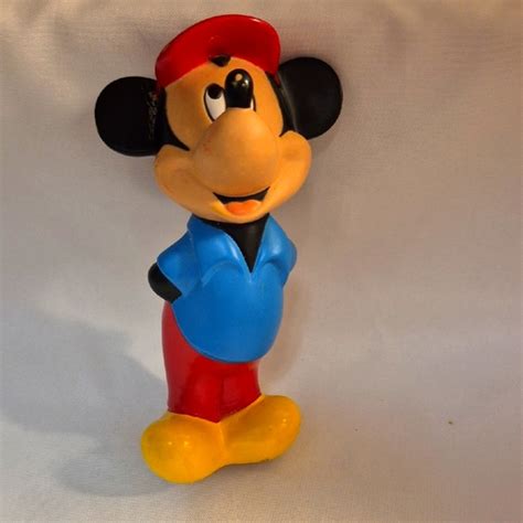 Toys Vintage Disney Rubber Mickey Mouse Sqeaky Toy Poshmark