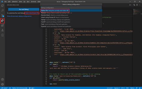How To Debug Flask Applications In Vs Code Towards Data Science