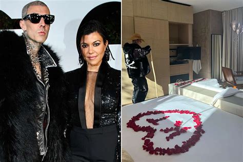 Kourtney Kardashian Shares Photos From Romantic Snowed In Valentines