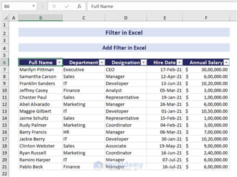 Guide To How To Add Use And Remove Filter In Excel Exceldemy