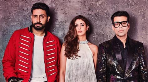 Koffee With Karan Season 6 Abhishek Bachchan And Shweta Nanda Are