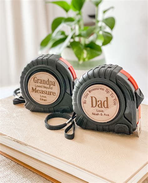 No One Measures Up Personalized Tape Measure Fathers Day T From