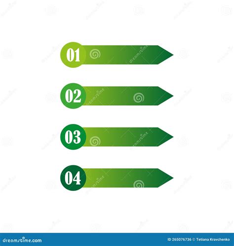 Glossy Banners Numbers Brochure Icon Creative Banner Label Vector Illustration Stock Image