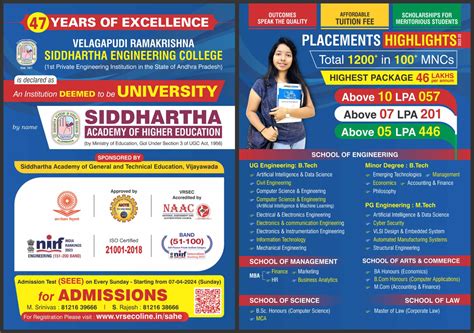 Vrsec Velagapudi Ramakrishna Siddhartha Engineering College Top Engineering College In