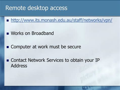 PPT Remote Desktop Access PowerPoint Presentation Free Download ID