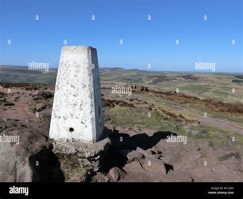 Peak District National Park Staffordshire Moorlands United Hi Res Stock