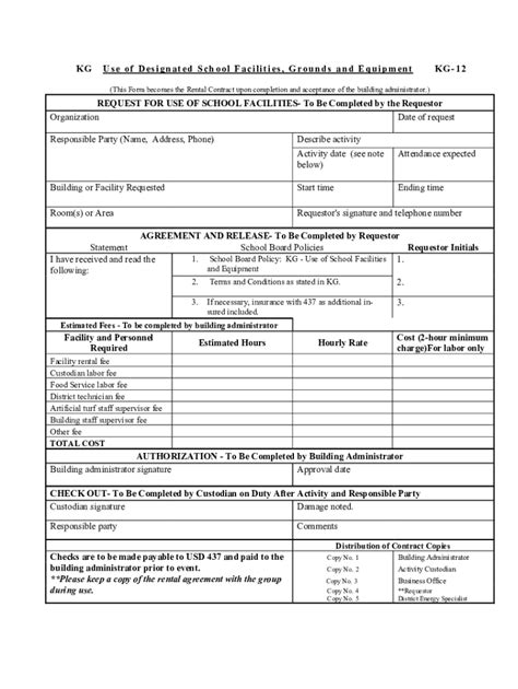 Fillable Online Facility Use Request Form Fax Email Print PdfFiller