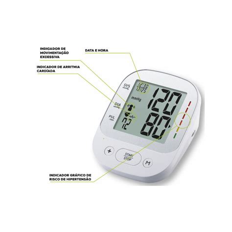 Aparelho de pressão digital de braço LA800 G Tech Especifarma