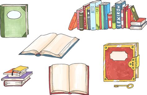 Книг Колледж Рисованной · Бесплатная векторная графика на Pixabay