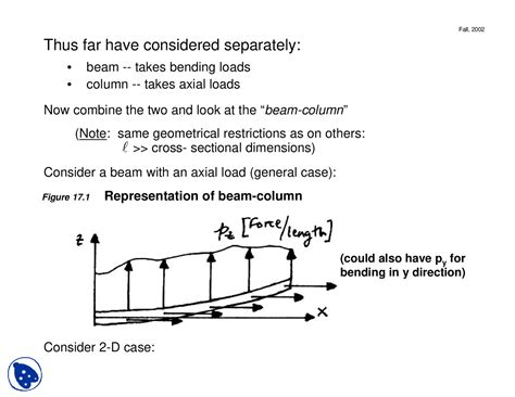 beam column part 1 material and structures lecture handout docsity