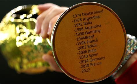 Geschichte Der FIFA Weltmeister Liste Aller Champions Nach Jahren