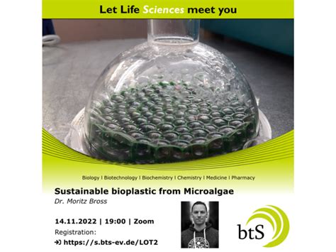 Online Talk Sustainable Bioplastic From Microalgae Bts Ev