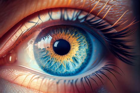 Premium Photo Eye Closeup Generative Ai Generative Ai