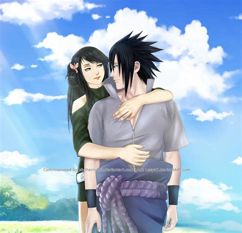 Commission Sasuke X Hotaru Lee Oc Hug By Lesya7 On Deviantart