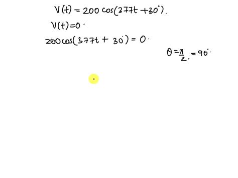Solved For A Voltage V Sin Pi T Find The Root Mean Square