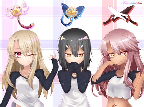 Illyasviel Von Einzbern Chloe Von Einzbern Miyu Edelfelt Magical