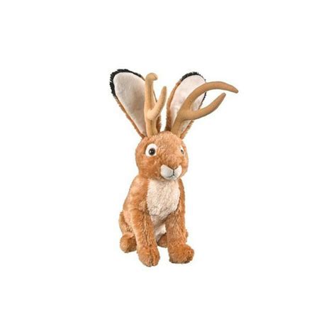 Wildlife Artists Jackalope Plush Toy 16 H Fin Feather Fur Outfitters