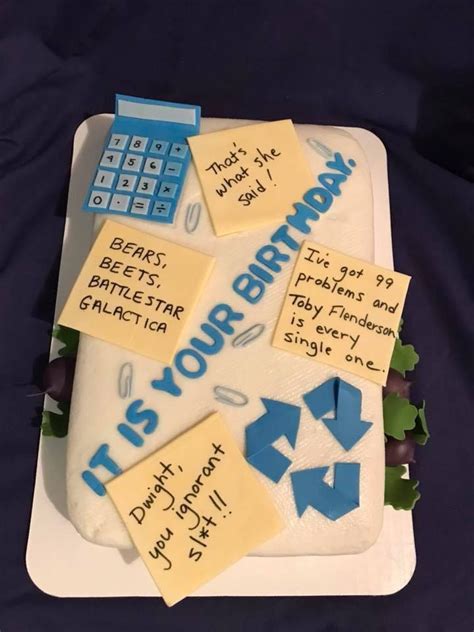 The Office Cake Office Birthday The Office Show The O