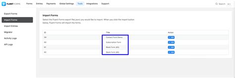 How To Import And Export Fluent Forms Fluent Forms
