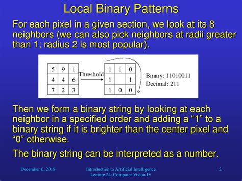 Introduction To Artificial Intelligence Lecture 24 Computer Vision Iv