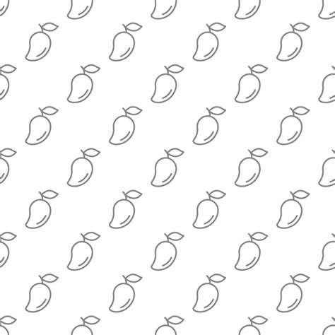 Mango Seamless Pattern Background Vector Art At Vecteezy