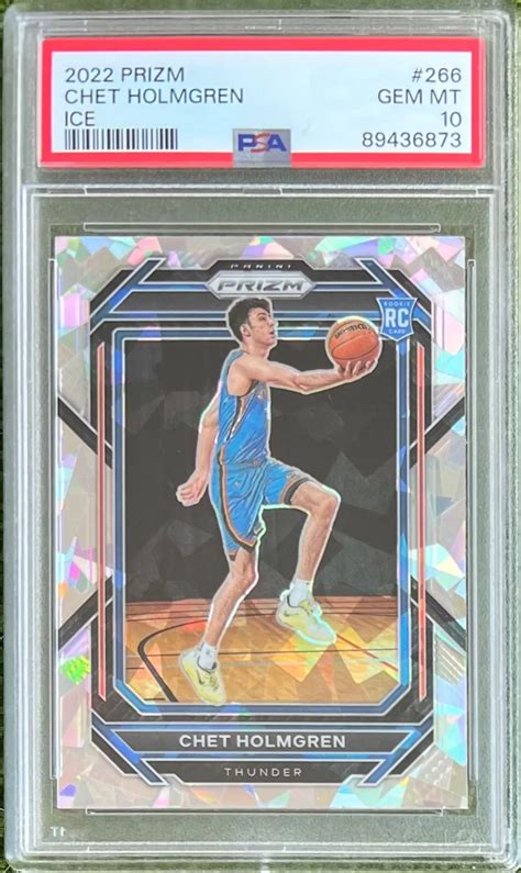 Chet Holmgren Prizm Ice Psa Price Guide Sports Card Investor