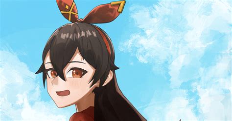 アンバー原神 Amber Genshin Impact 輝光kikouのイラスト Pixiv