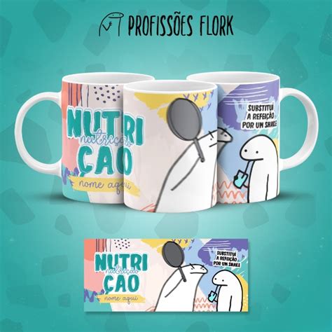 Pack 10 artes de caneca Flork Profissões Vol 9 99File