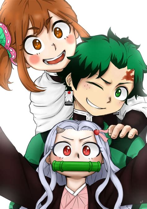 Bnha X Kny By Sleepygi On Deviantart Anime Crossover Anime Best
