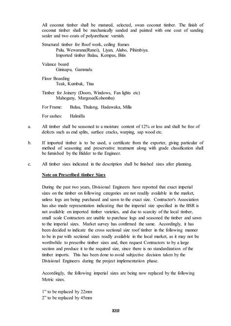 General Notes To Bsr Building Schedule Of Rates Docx