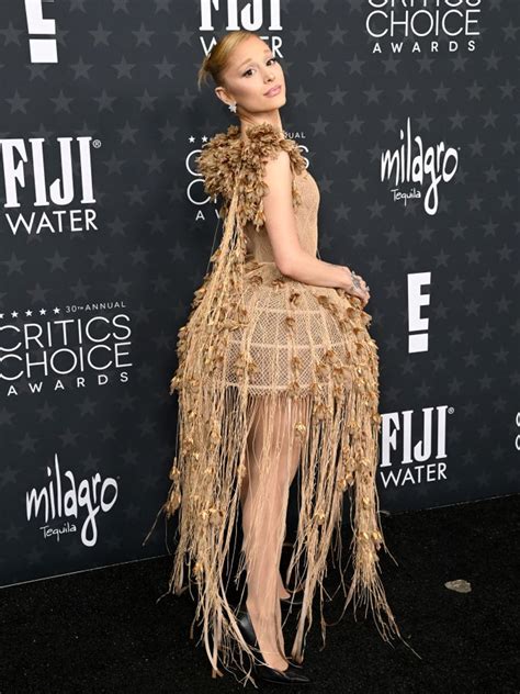 Critics Choice Awards 2025 Best Dressed Celebrities Ariana Grande