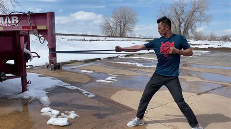 Split Stance One Arm Row Band YouTube