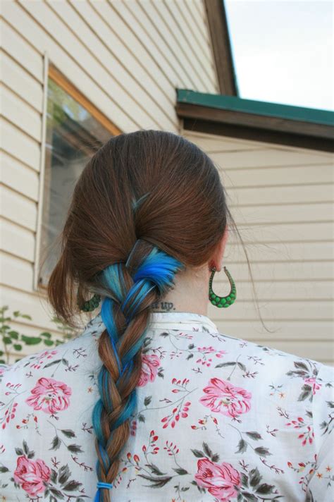 Blue Hair Braid Blue Hair Hair Braided Hairstyles