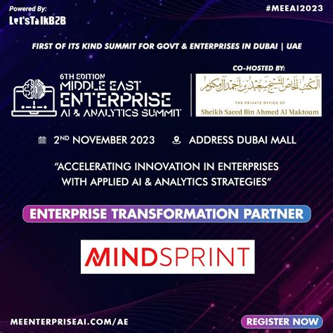 middle east enterprise ai and analytics summit on linkedin meeai