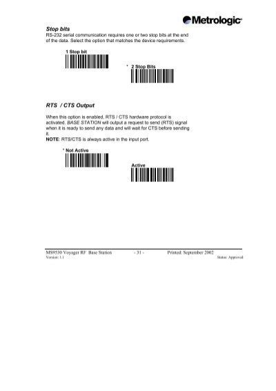 Stop Bits RS 232 Serial C