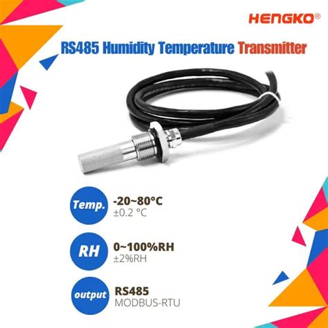 Ht607 Rs485 Modbus Rtu Humidity And Temperature Sensor Probe