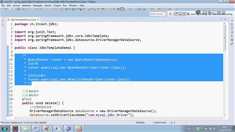 《58集精通java教程spring框架开发》 1·37 jdbctemplate实现crud操作（查询介绍） youtube