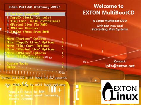 Download Exton Linux Live Systems