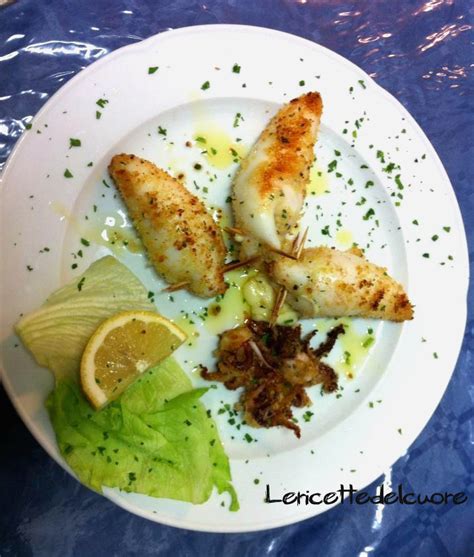 Calamari Ripieni Sono Un Ottimo Secondo Un Piatto Ricco Si Sapori