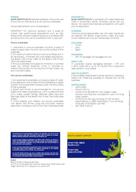 Bostik Smart Flex Pu Low Modulus Elastic Polyurthane Sealant At ₹ 400