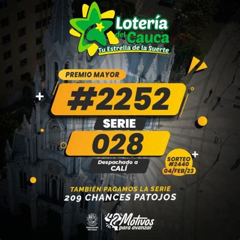 Resultados Lotería Del Cauca Premio Mayor Del Sábado 11 De Febrero