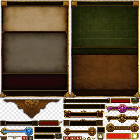 게임 응용 프로그램 일러스트레이션 사용자 인터페이스 디자인 게임 게임 Ui 인터페이스 버튼 게임 애니메이션 게임 다른 금 Png Pngwing