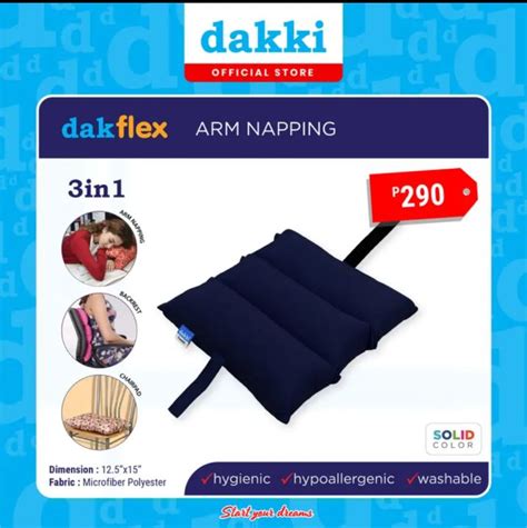 Dakki Dakflex Arm Napping Pillow 12x18 Lazada Ph