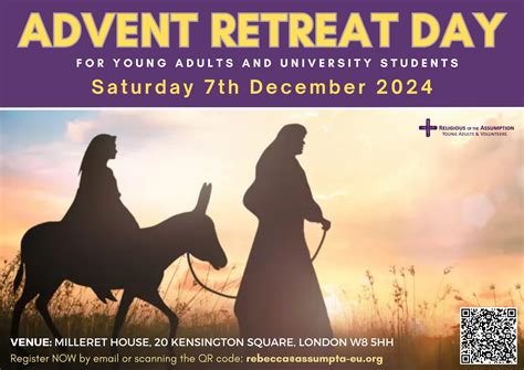 Advent Retreat Day For Young Adults Religious Of The Assumption