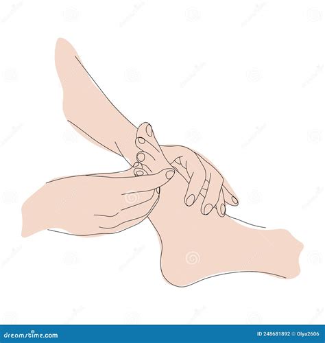 Foot Massage Movements Basic Foot Massage Movements Vector